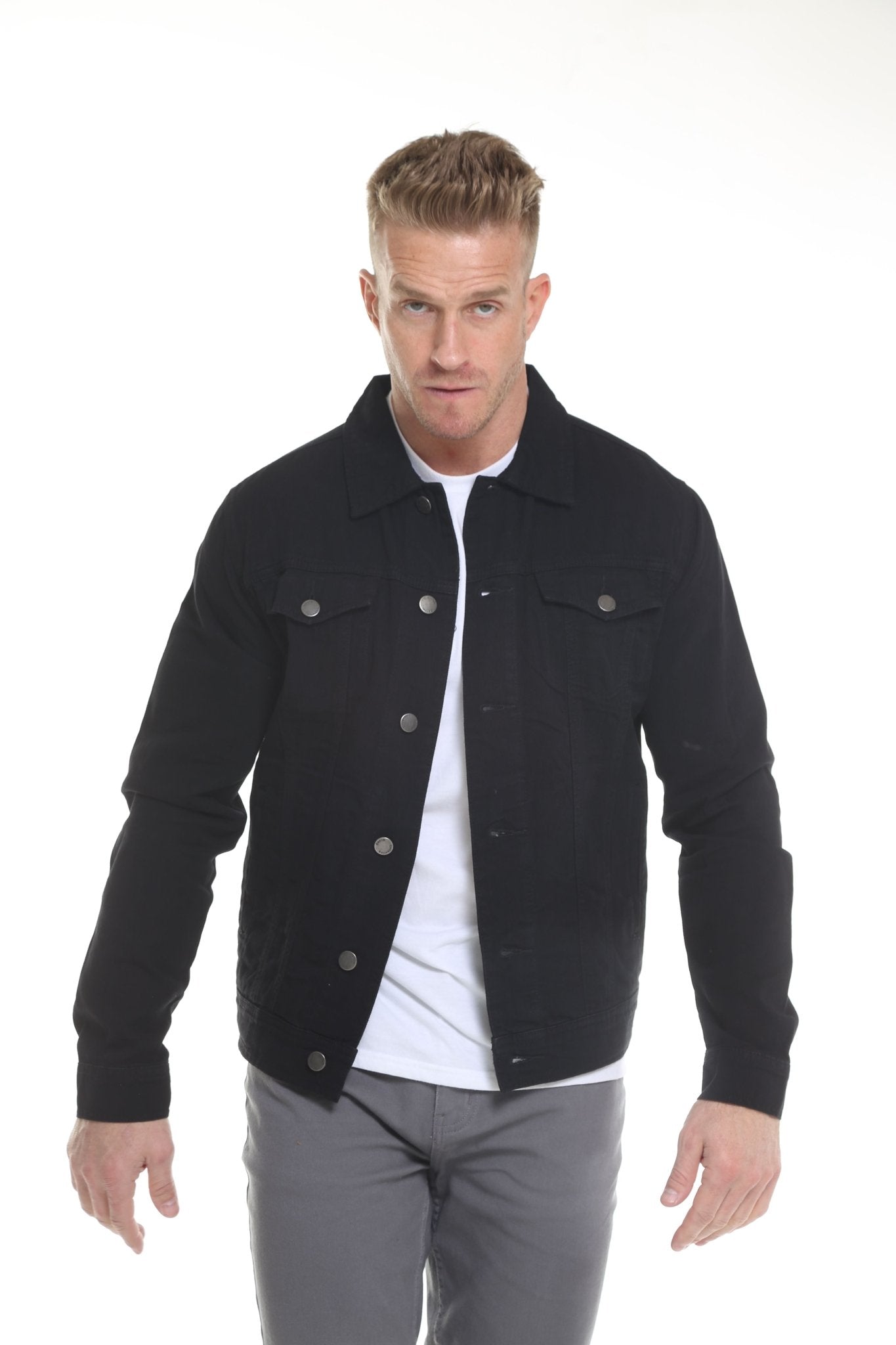 Black Men's Denim Jacket (OPEN PACK) – Blueage Jeans