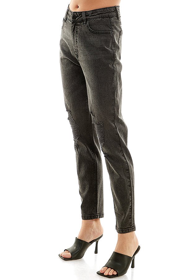 DESTROYED BOYFRIEND JEANS – Blueage Jeans