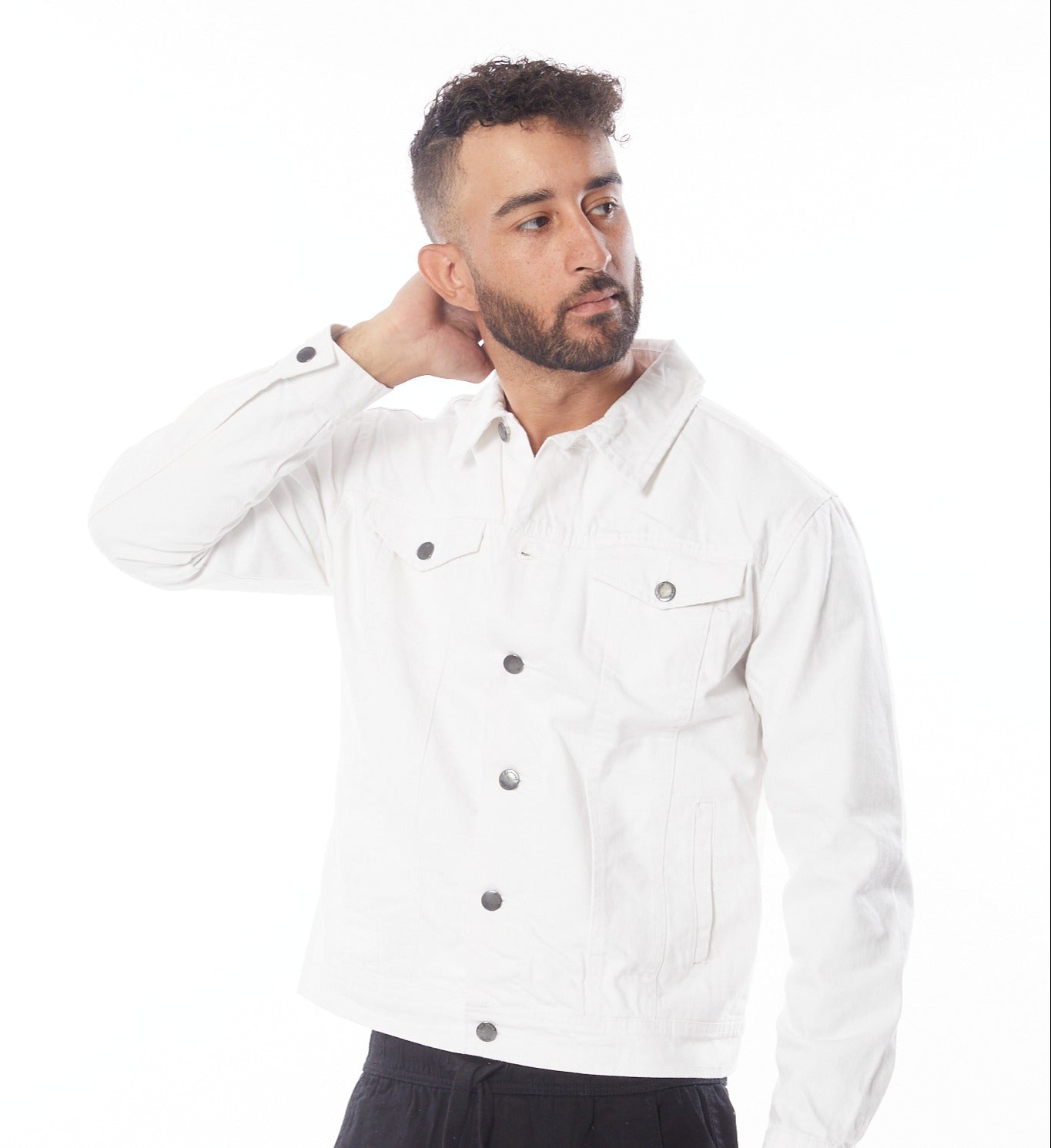 White Men's Denim Jacket – Blueage Jeans